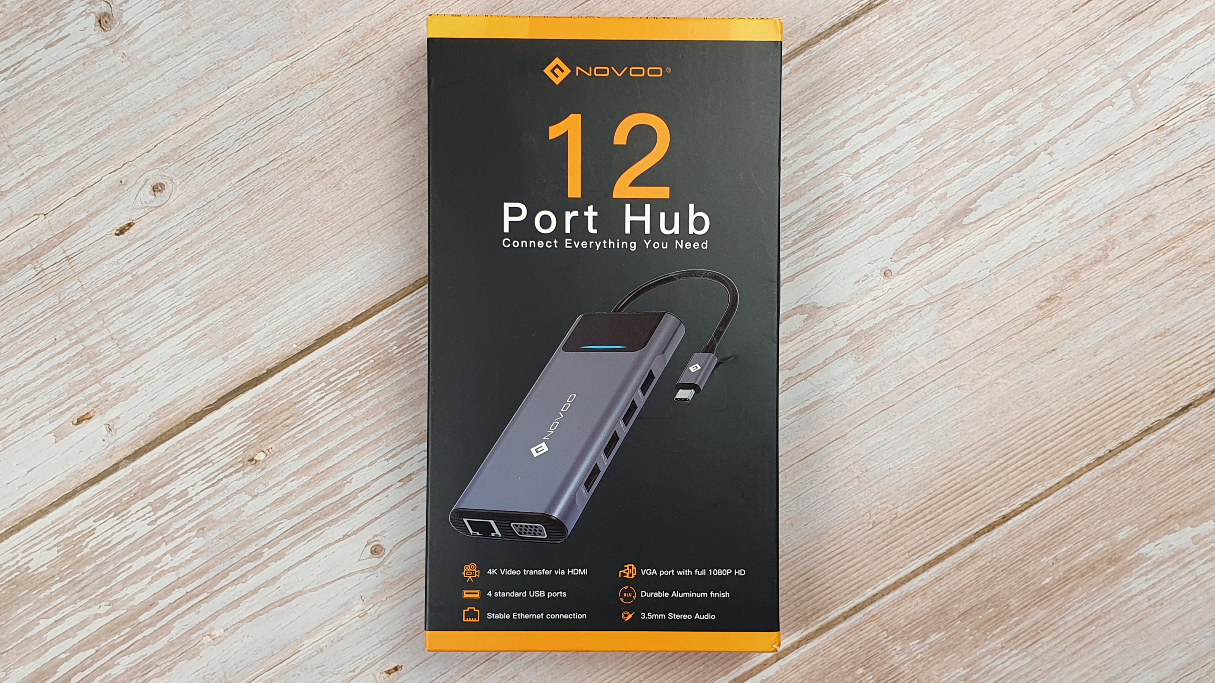 Док-станция Novoo 12-в-1 с интерфейсом USB-C: для ноутбука, компьютера ...