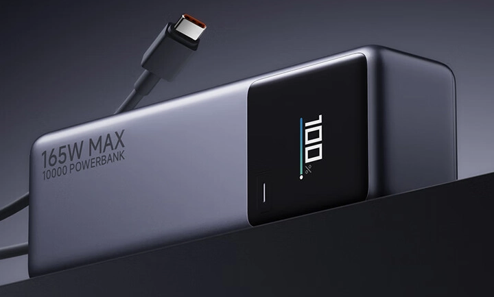 165Вт и 10000mah. Xiaomi выпускает новый повербанк со встроенным USB-C кабелем / Питание и ...