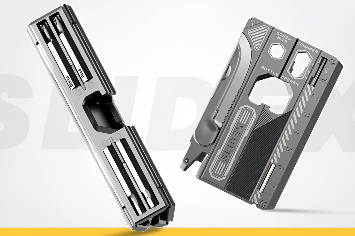 Размером с кредитку, складывается и работает как отвёртка. Стартап ...