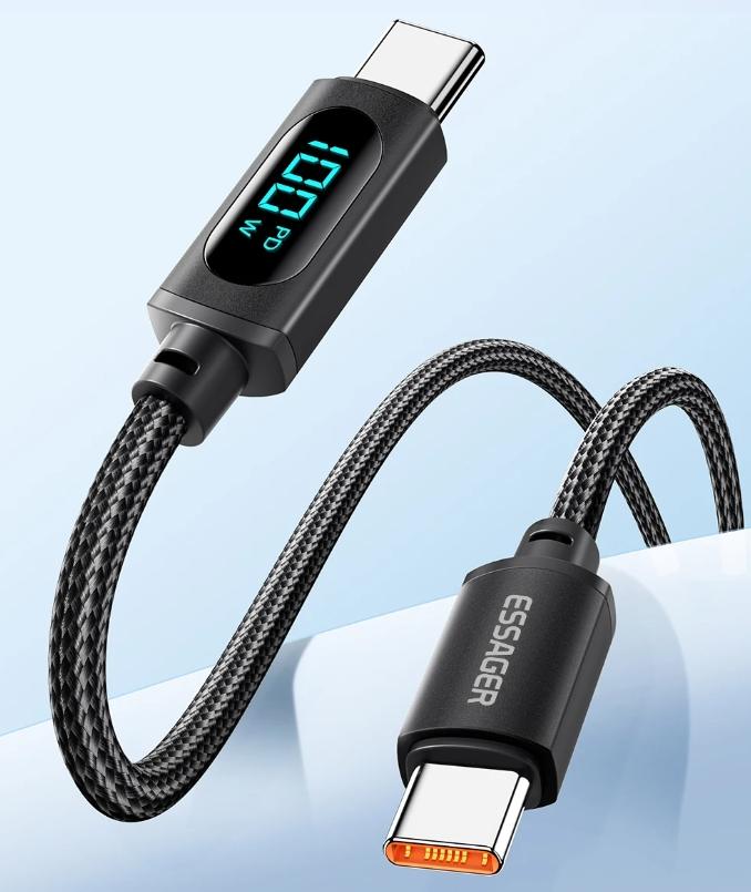 10 Usb Type C кабелей с мощностью зарядки 100 Вт для зарядки мобильных