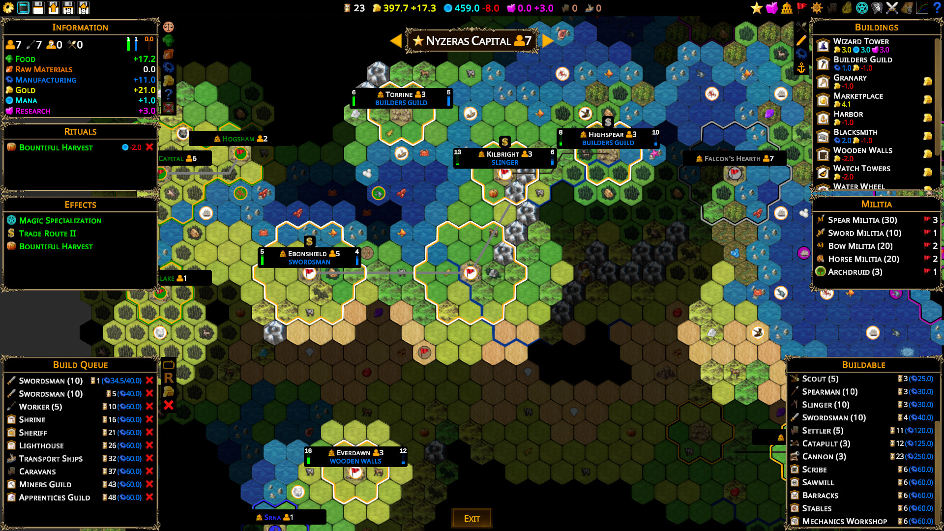 Смесь Civilization и Dominions: пошаговая 4X-стратегия Wizard Warfare 2 выйдет в Steam в январе ...