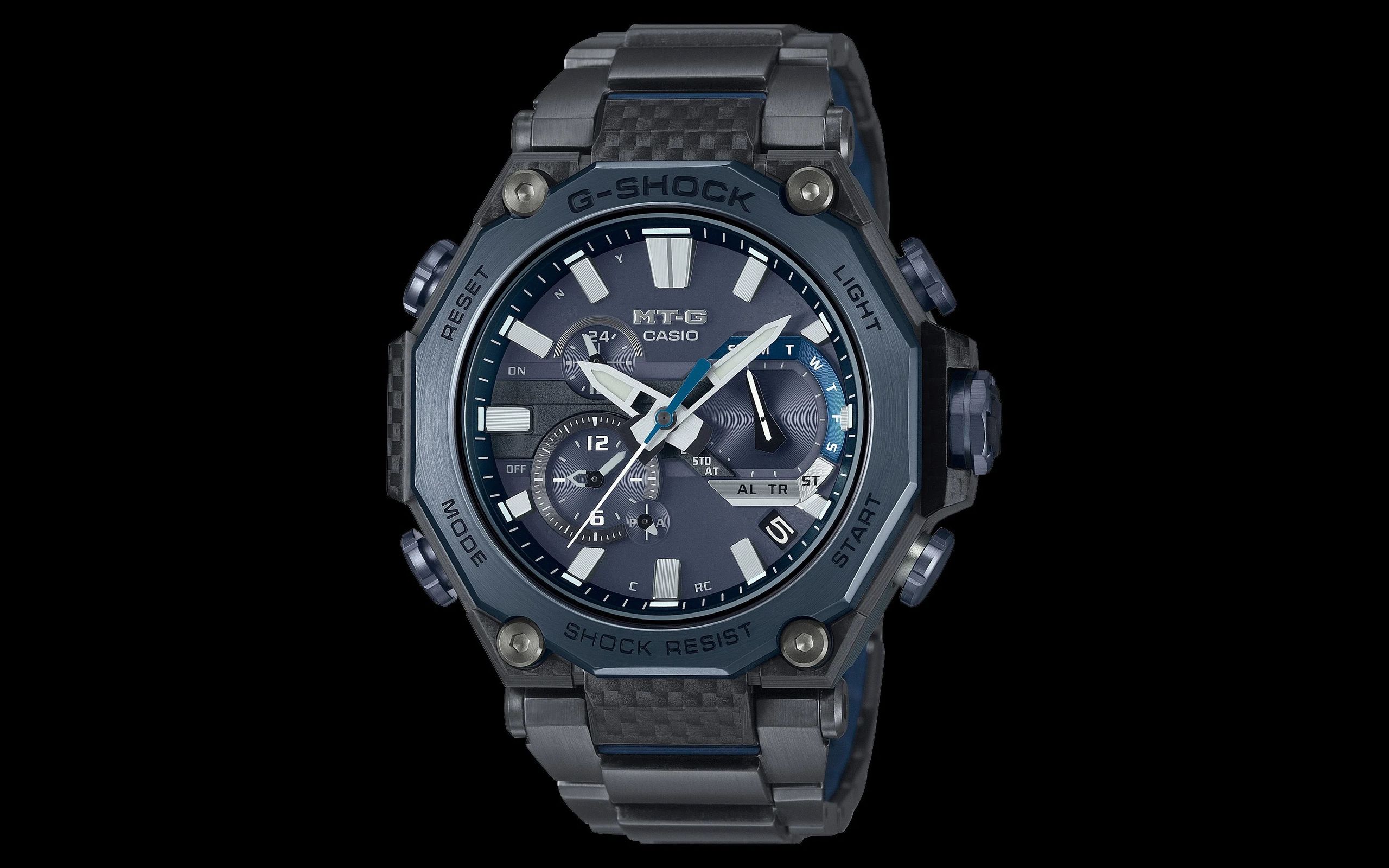 Casio представила часы G-Shock MTG-B2000YBD-2A с карбоновым корпусом и солнечной зарядкой ...
