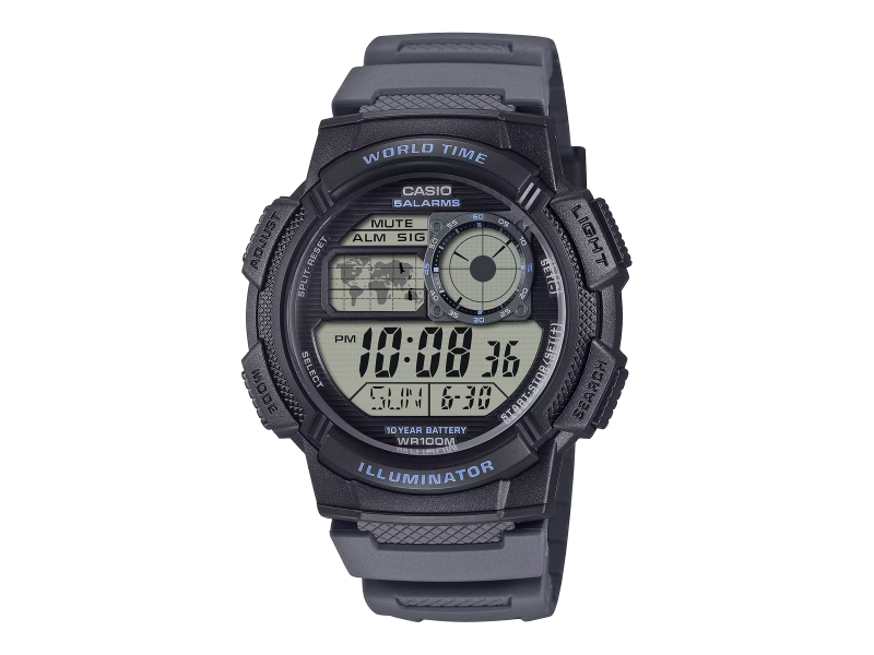 Casio представила в Европе часы AE-1000W с функцией мирового времени и картой / Гаджеты / iXBT Live