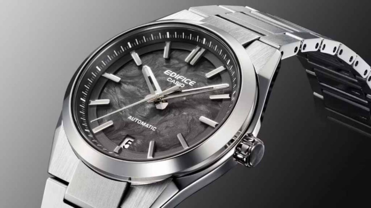Casio представила часы Edifice EFK-100D с карбоновыми циферблатами и механическими калибрами ...