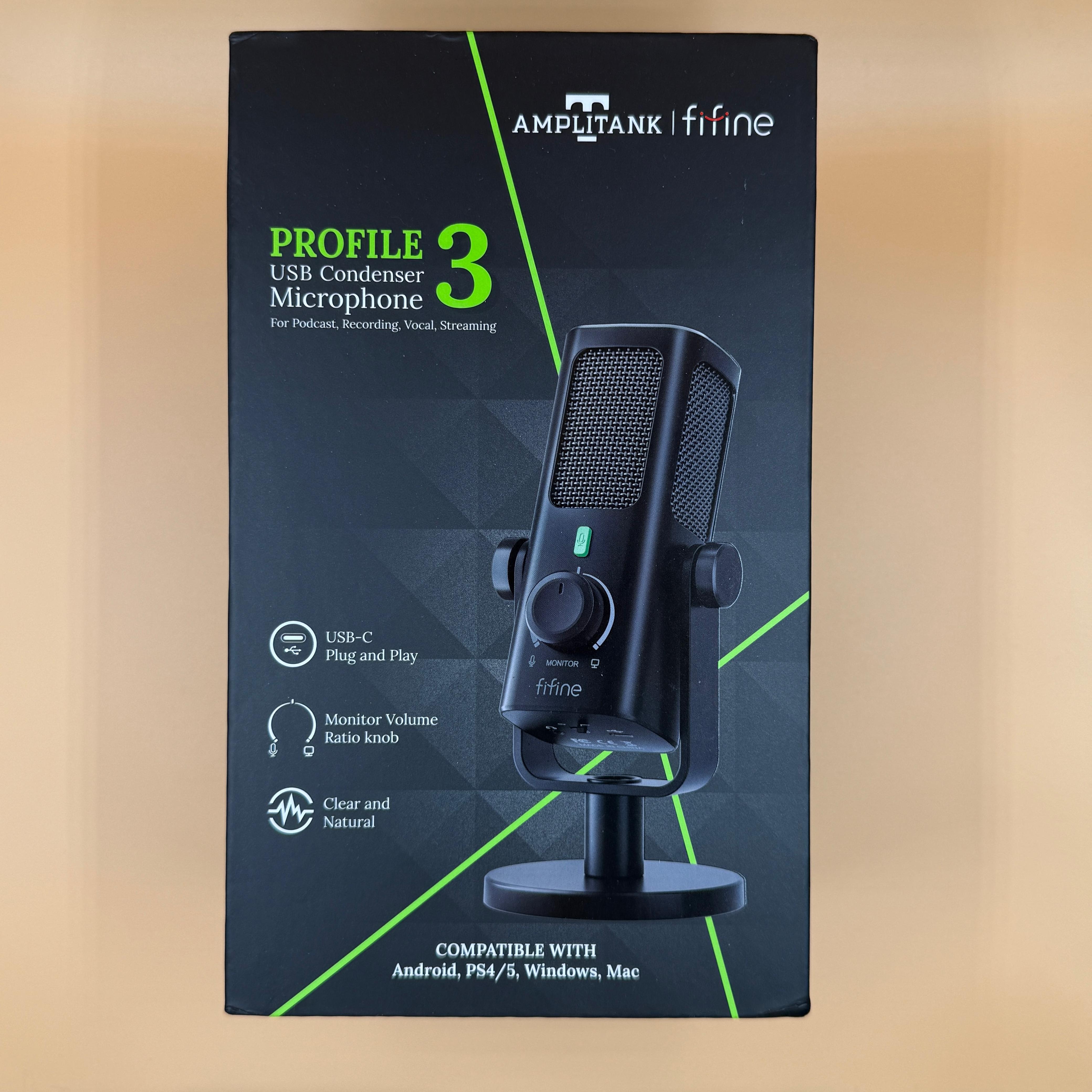 Обзор конденсаторного микрофона Fifine Profile 3: Профессиональный звук ...