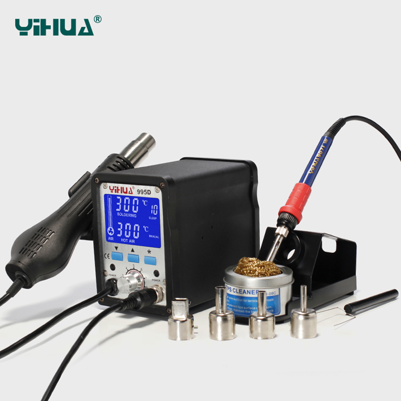 Компактная и функциональная паяльная станция YIHUA 995D / Инструменты и ...