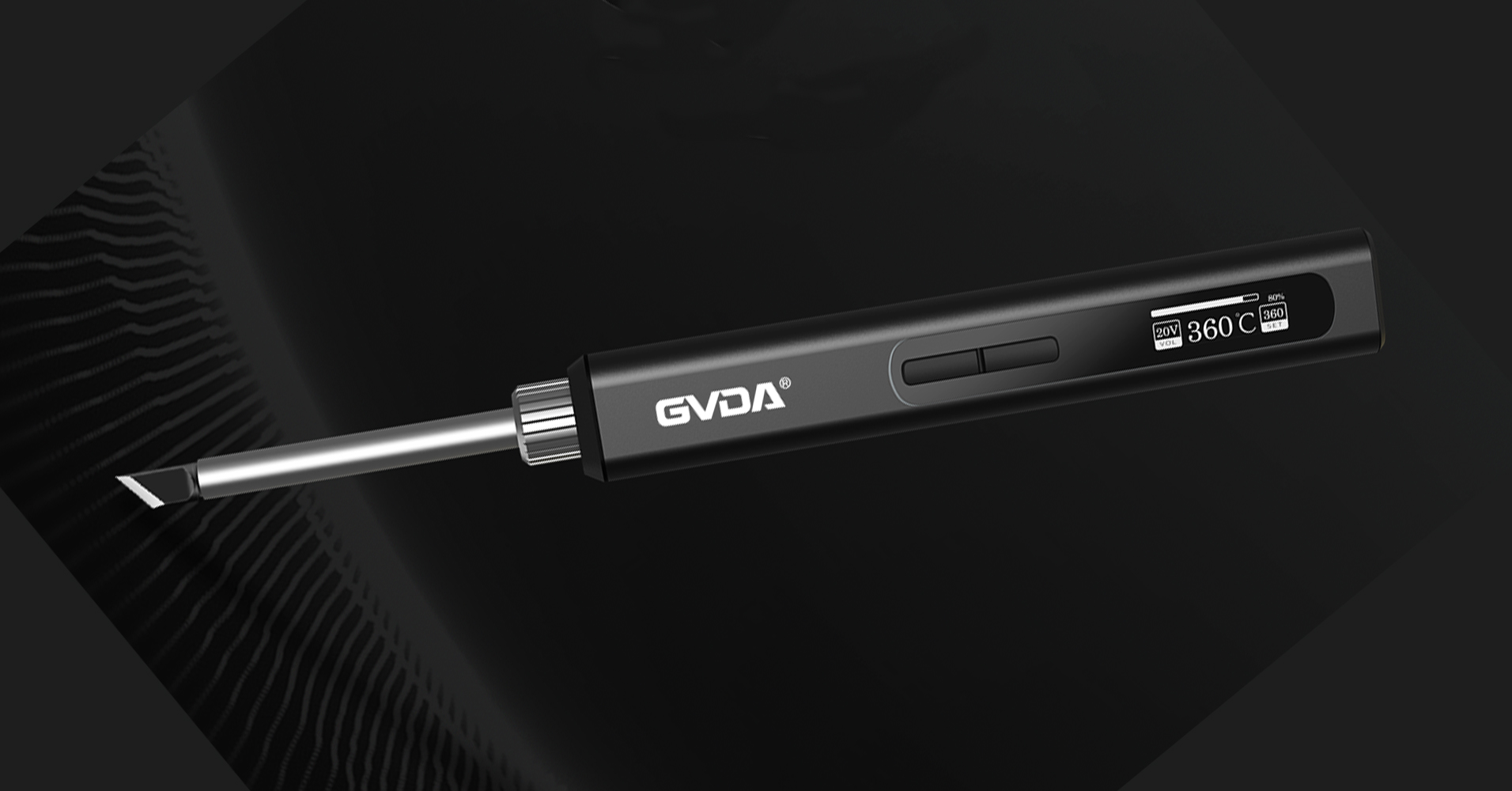 Компактный паяльник GVDA GD300 65W PD Type-C / Инструменты и запчасти ...