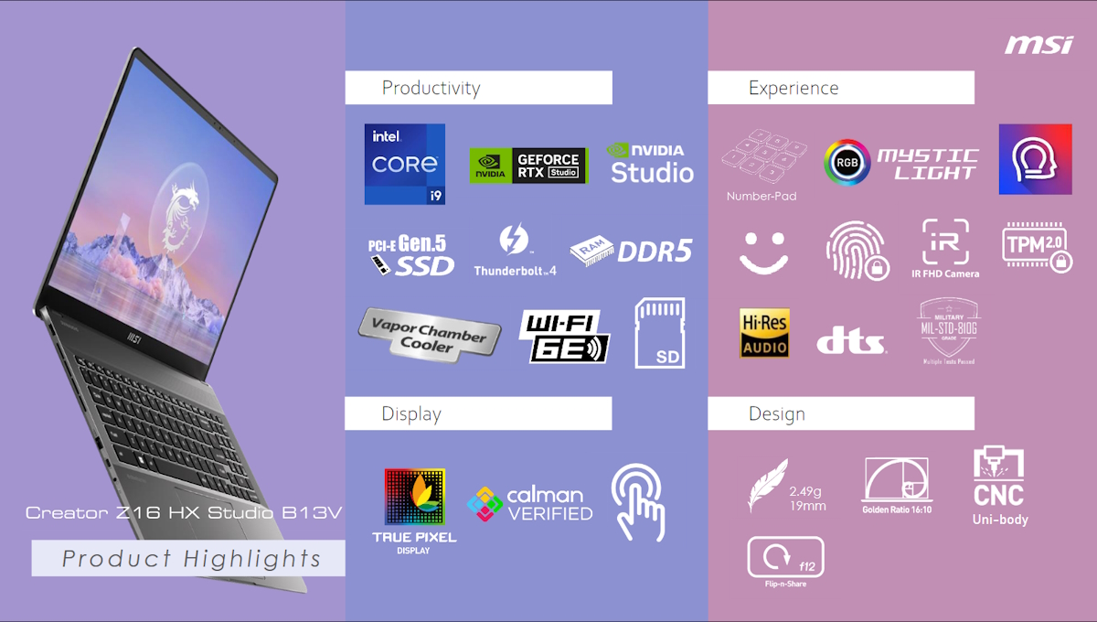 Мобильные рабочие станции MSI Creator Z16 HX Studio B13V в XCOM-Shop / Блог компании XCOM-SHOP ...