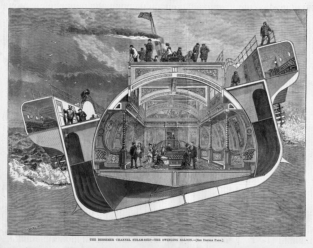 Первая попытка одолеть морскую болезнь: качающаяся каюта судна SS ...