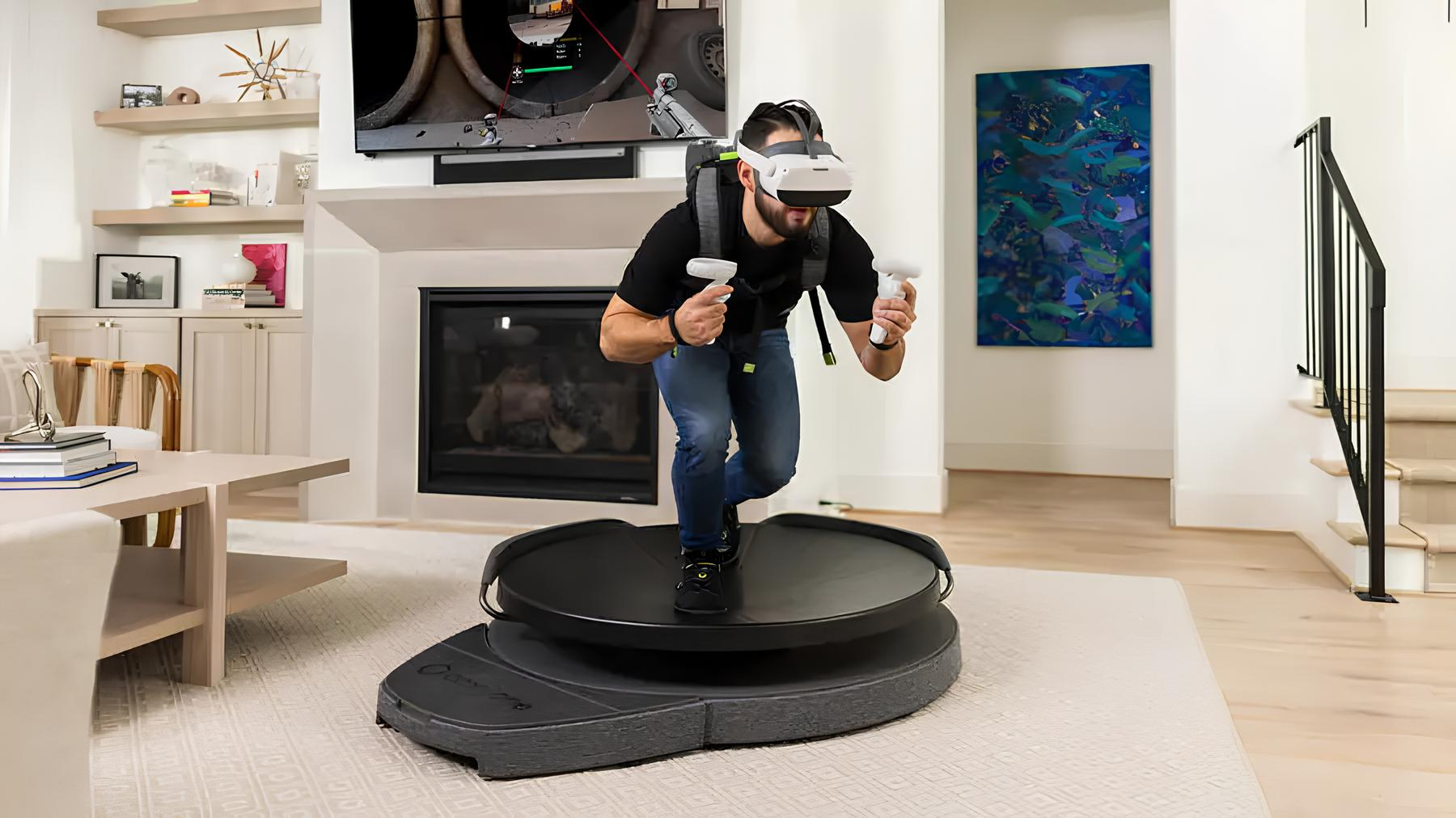 В продажу вышла новинка Virtuix Omni One: Геймерская беговая дорожка для полного погружения в ...