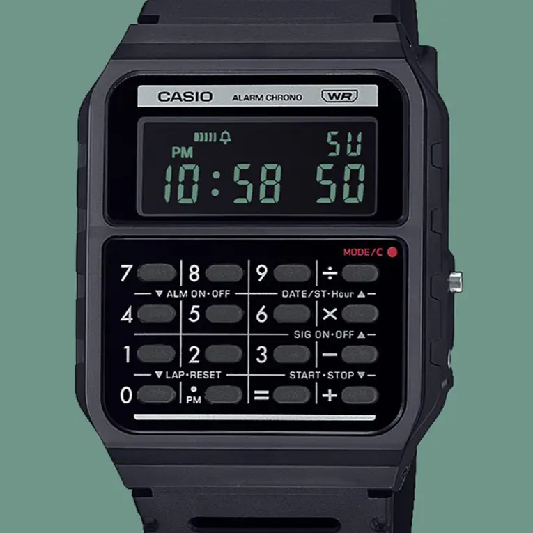 Верни свой 1972-й: Casio представила новые часы со встроенным калькулятором / Одежда и ...