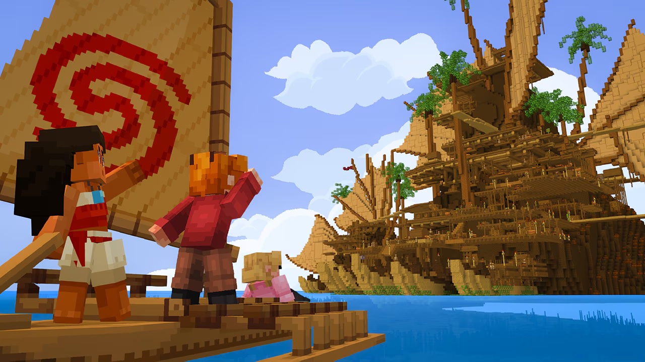 Mojang Studios выпустила новое дополнение Moana 2 для Minecraft / Игры ...