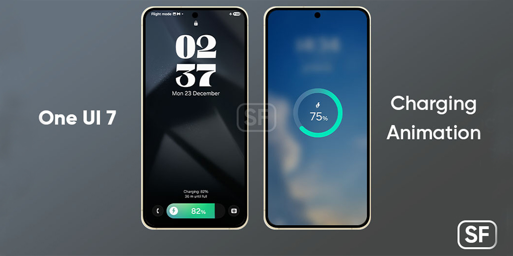 В Samsung One UI 7 появилась динамическая анимация зарядки / Смартфоны ...