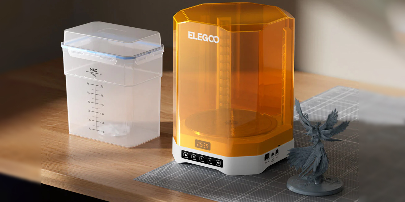 Обзор Elegoo Mercury Plus V3.0: комплект для финишной обработки ваших 3D-моделей / 3D-печать ...