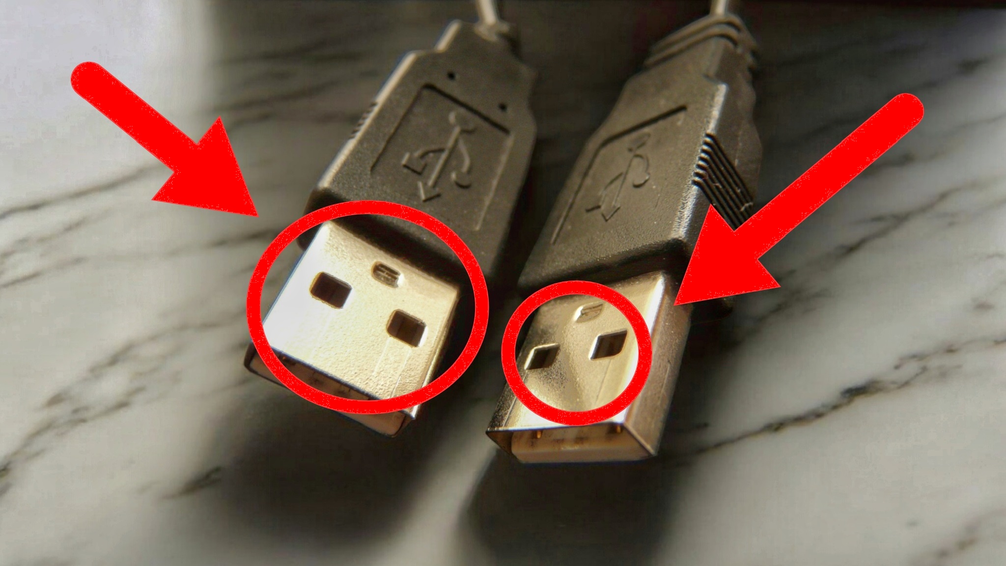 Зачем нужны эти два отверстия на корпусе USB-A штекера? / Оффтопик / iXBT Live