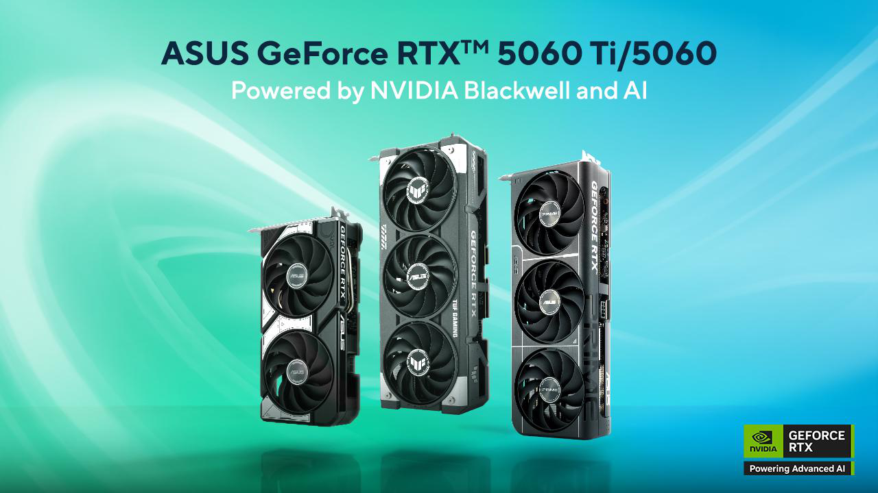 Представлены Nvidia GeForce RTX 5060 и RTX 5060 Ti от Asus / Блог компании ASUS / Компании ...
