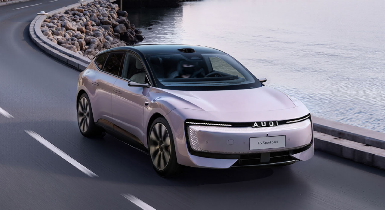 В Китае стартуют предварительные продажи электромобиля AUDI E5 Sportback / Авто и транспорт ...