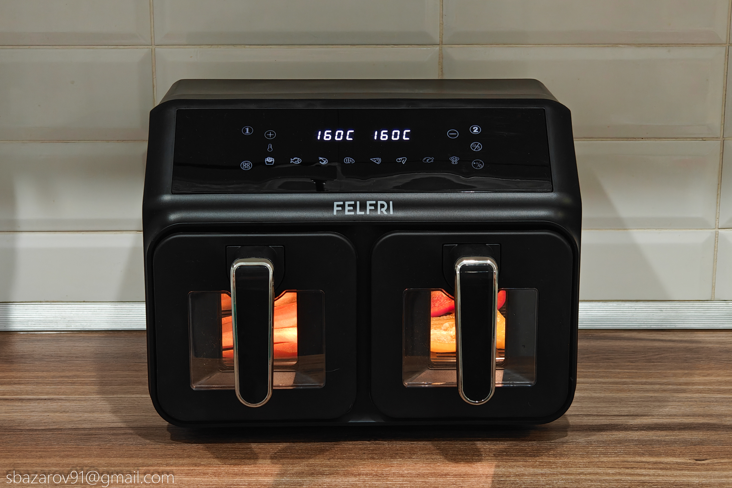 Обзор аэрогриля FELFRI FF-AF-01: готовим 2 разных блюда одновременно! / Техника для дома / iXBT Live