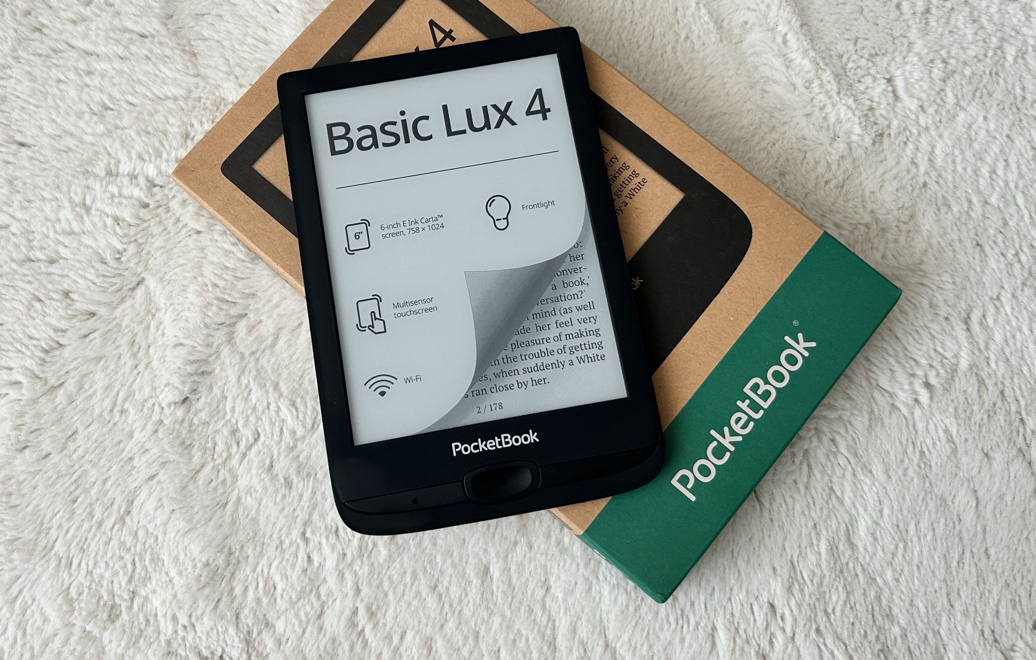 Ридер PocketBook 618 Basic Lux 4: обзор 6-дюймовой сенсорной ...